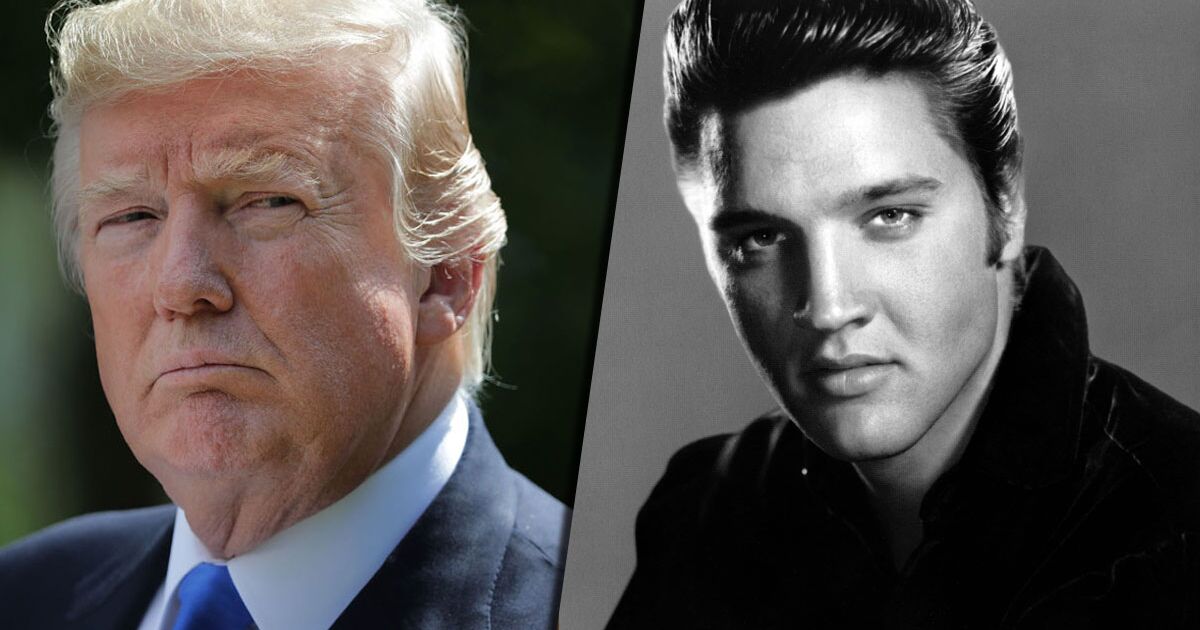 Donald Trump asegura que se parece a Elvis Presley