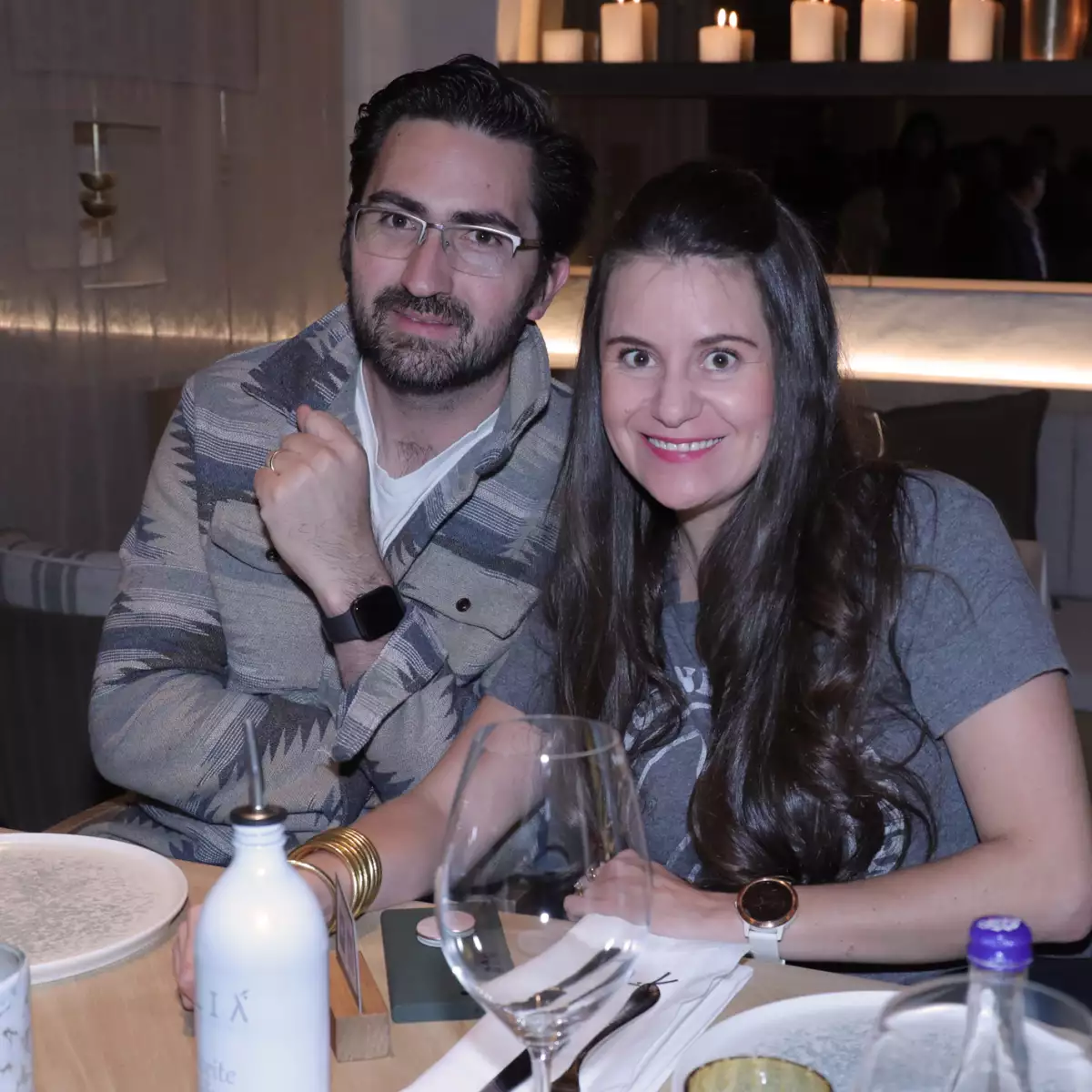 Alejandro Ramírez en la inauguración del restaurante Eliá Estiatorio