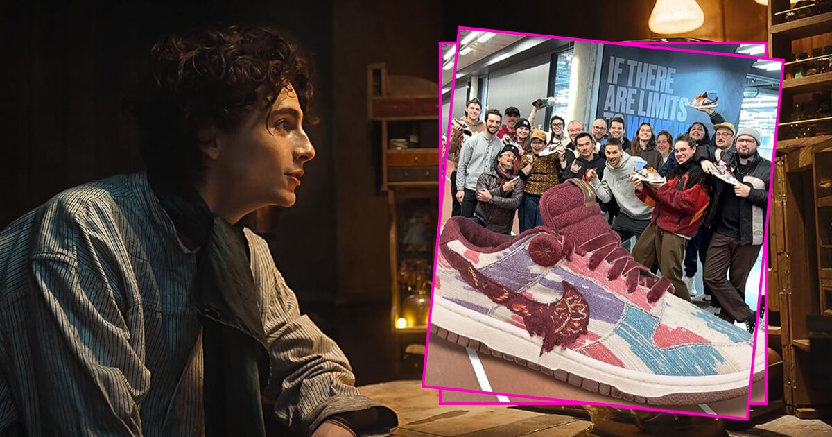 Timothée Chalamet colaboró con Nike para crear unos Dunk Low inspirados ...