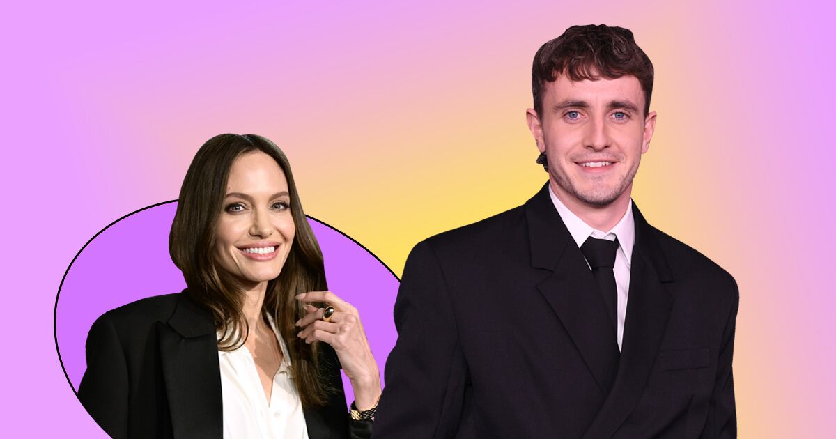 ¿Angelina Jolie en una cita con el recién soltero Paul Mescal?