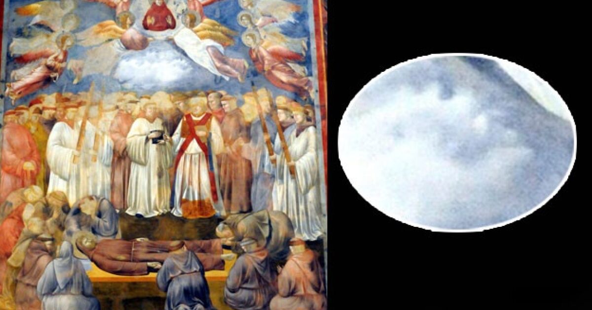 Investigadores hallan un demonio "oculto" en una obra de Giotto, en Italia