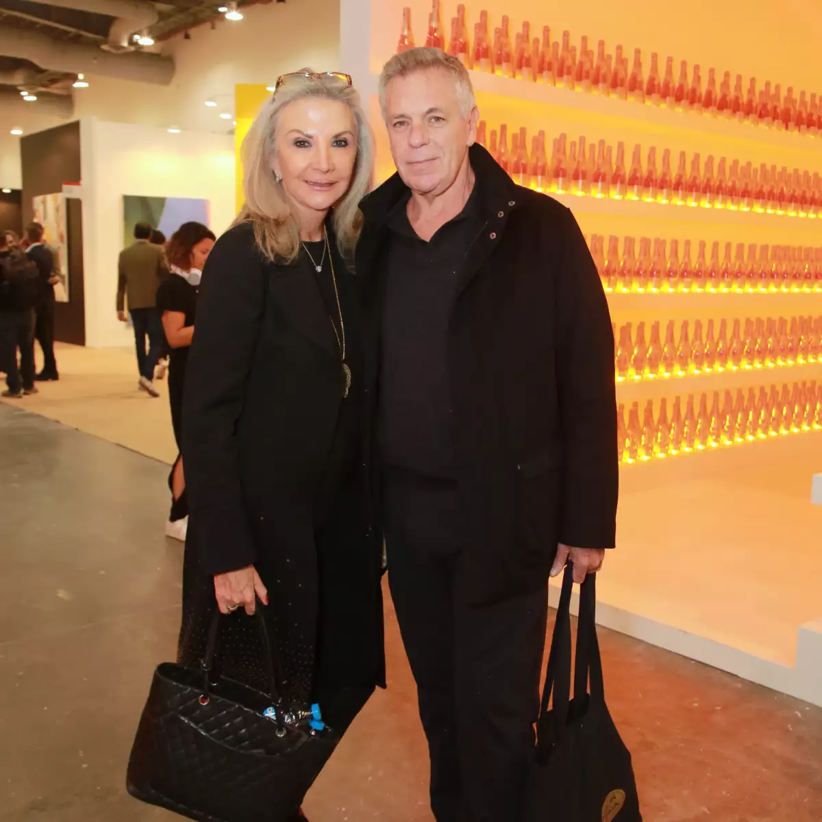 Gabriel Orozco y Sharon Fastlicht en el primer día de Zona MACO 2023