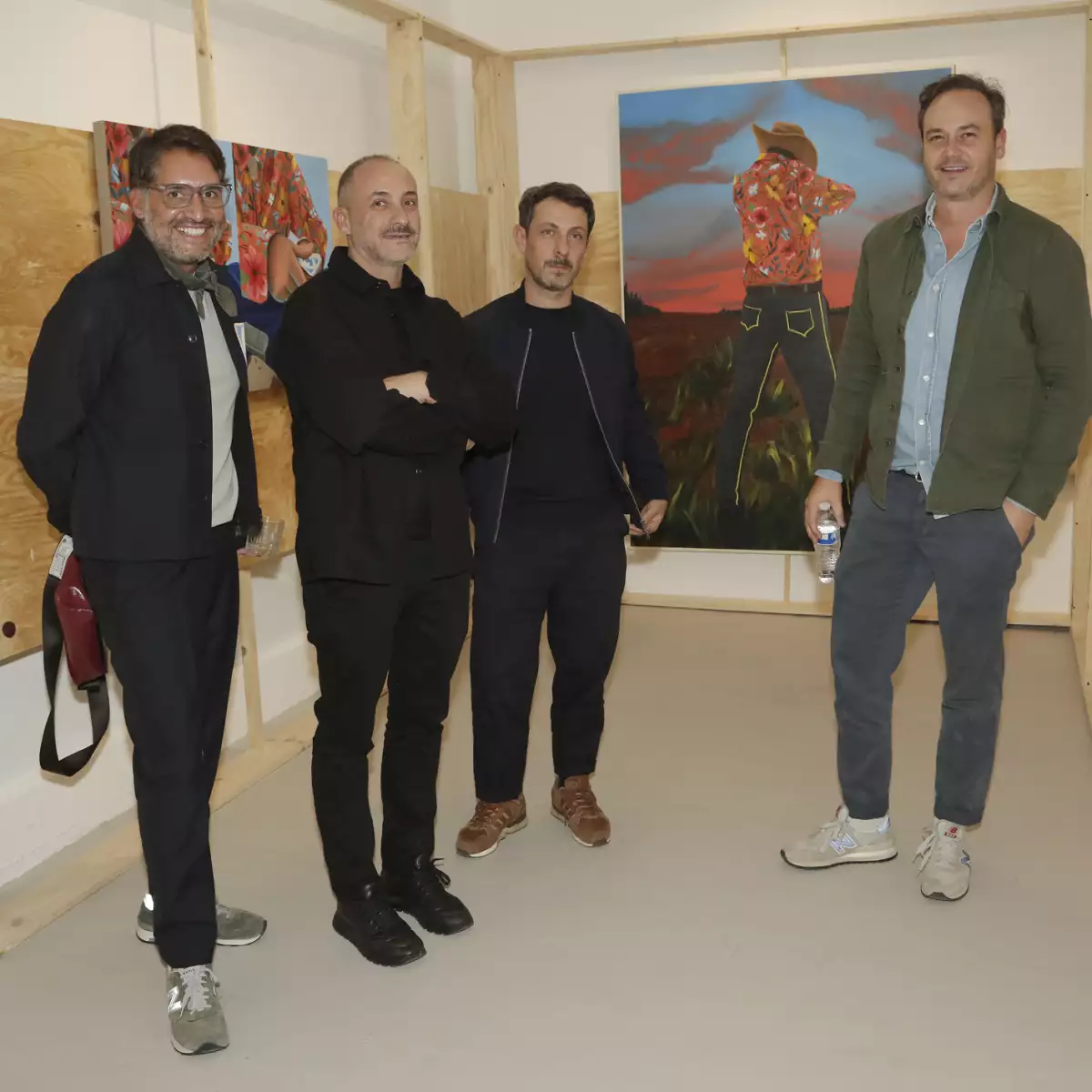 Karen Huber y Ana Segovia en la muestra Paisajes