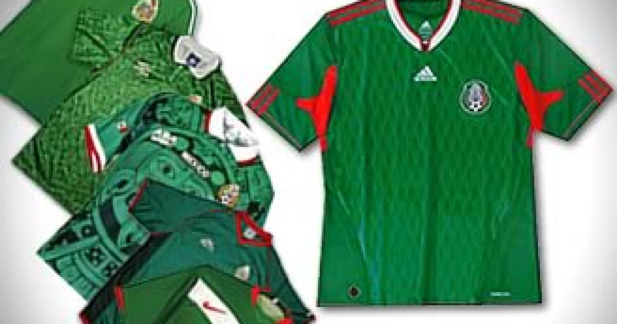Las playeras de México en los mundiales