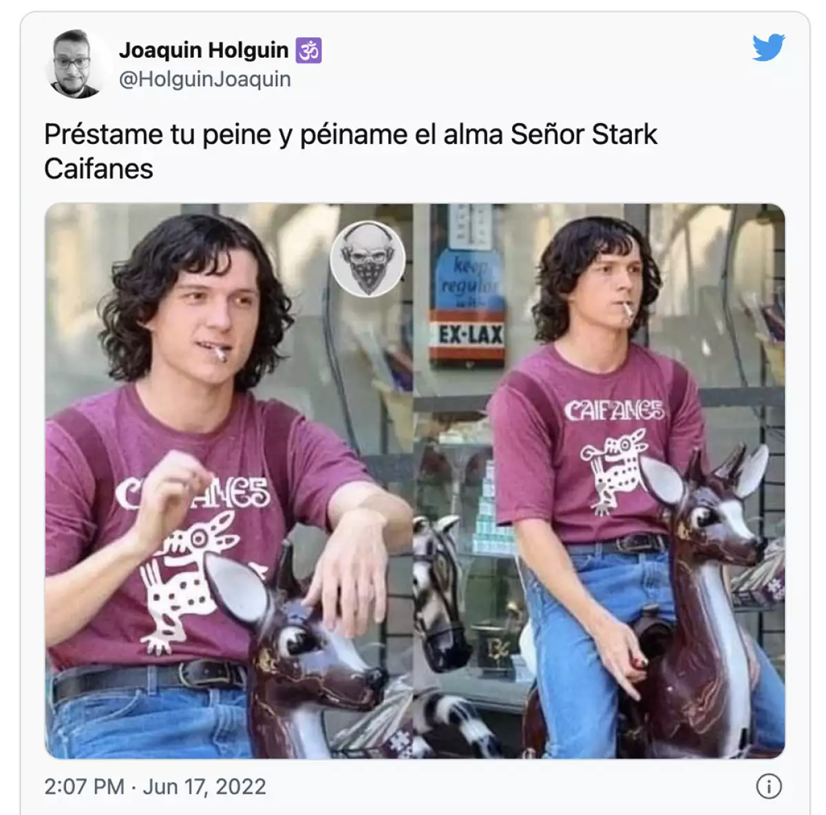 Te explicamos el meme de Tom Holland que alborotó a fans de Caifanes