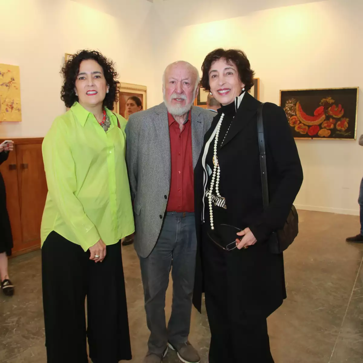 Gabriel Orozco y Sharon Fastlicht en el primer día de Zona MACO 2023