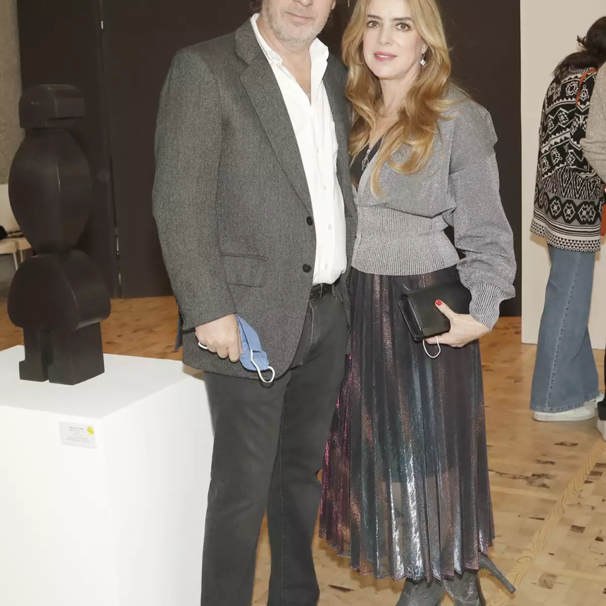 Mariana Baños y Alexandra De la Rosa en la subasta Arte Vivo