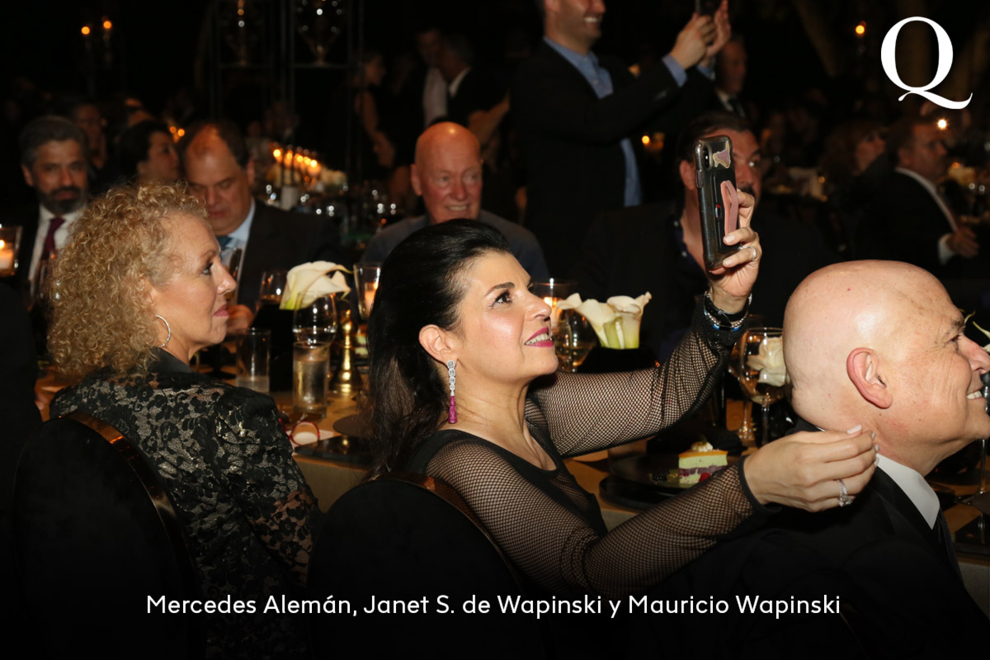 Mercedes Alemán y Emmanuel en la celebración del 70 aniversario de Emwa
