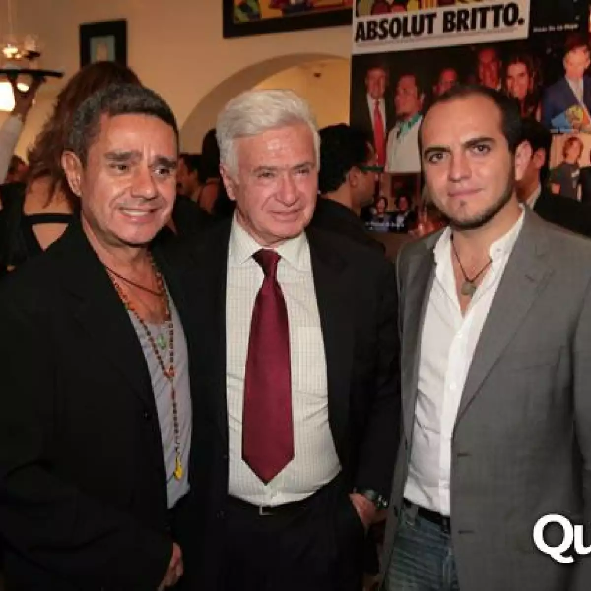 Marc y Renata Pariente en exposición de Romero Britto