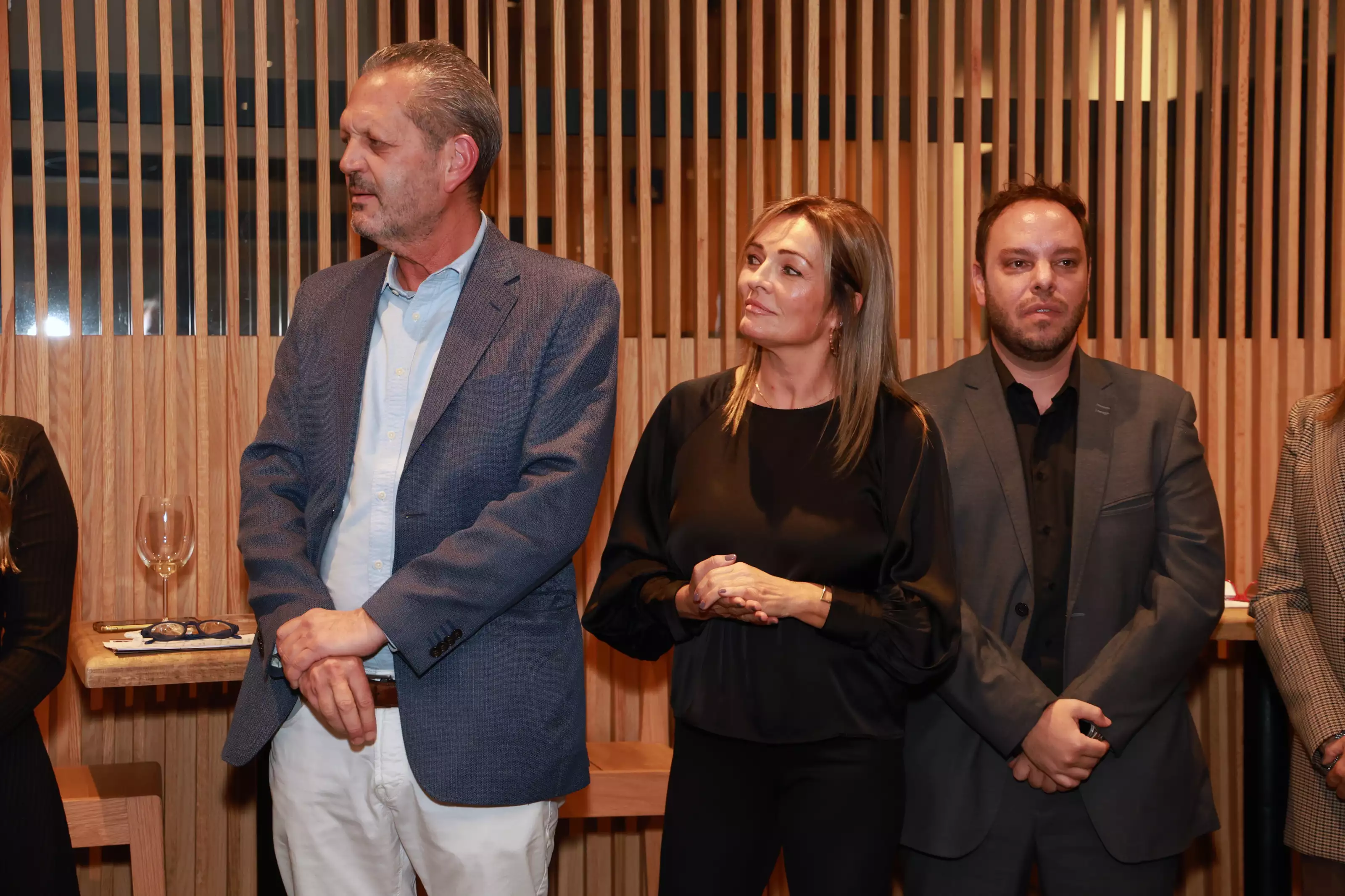 Claudia y Federico Rigoletti en la inauguración de la escuela Pizzaioli