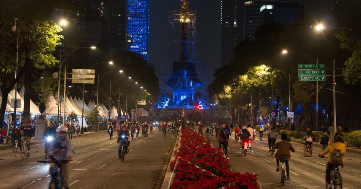 Navidad en bicicleta: esto debes saber sobre el paseo nocturno en la CDMX