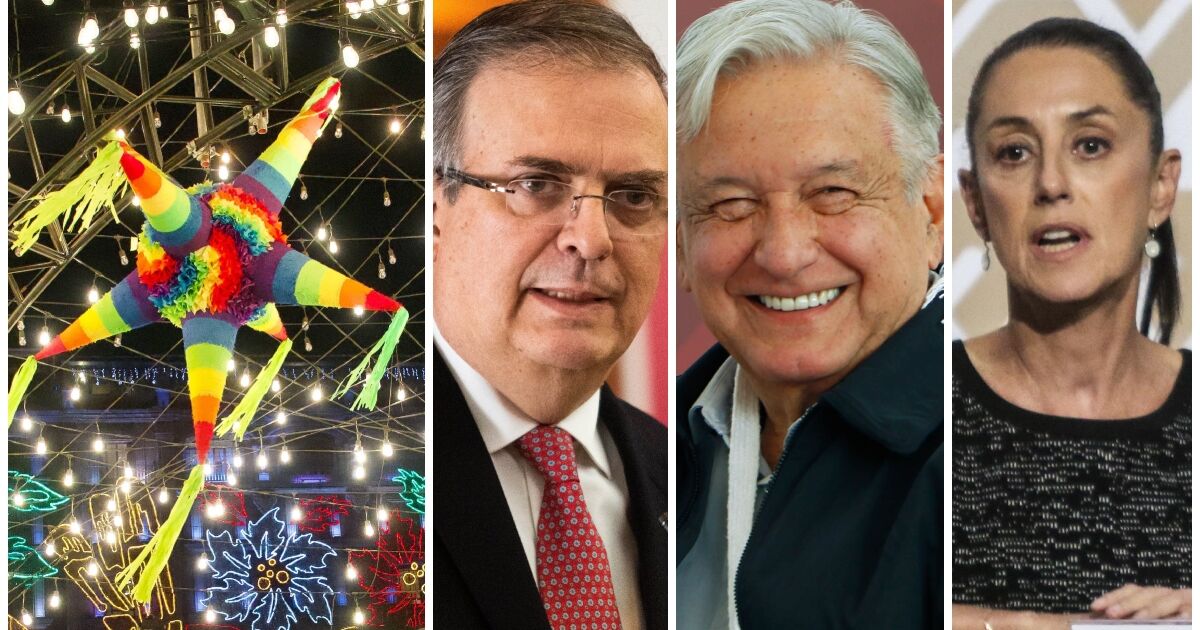 ¡Feliz Navidad! Así celebran AMLO, las "corcholatas" y otros políticos