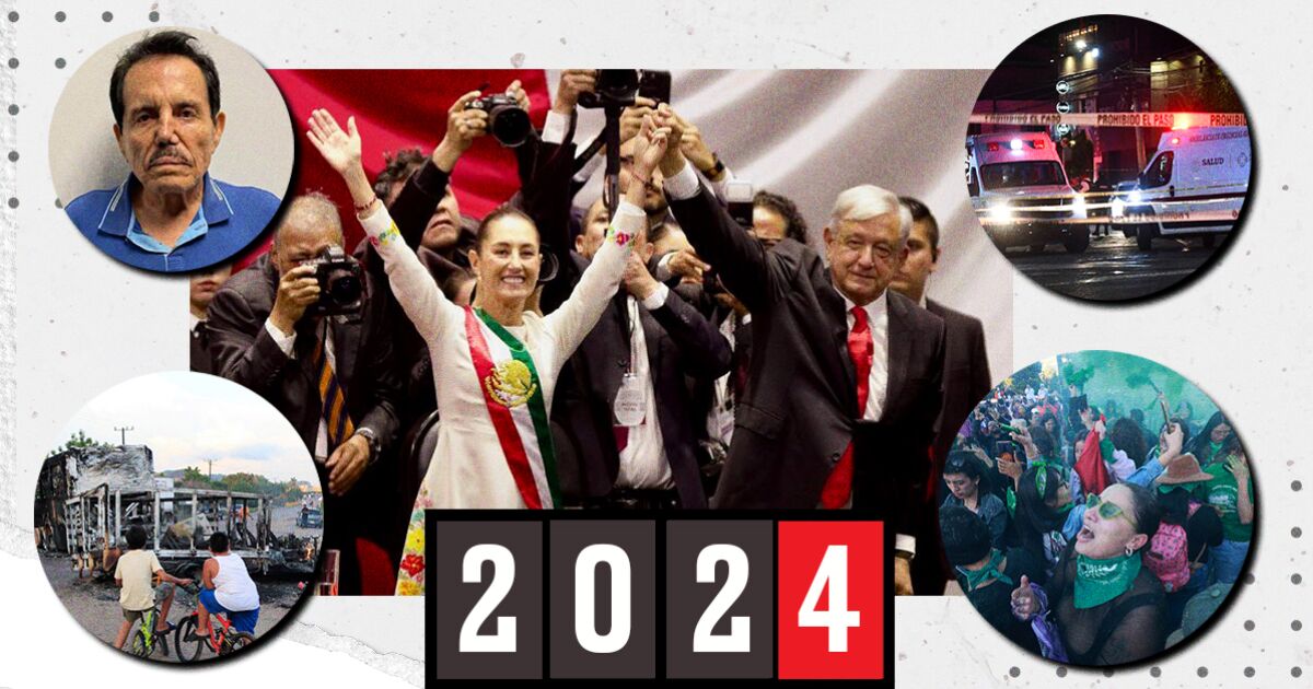 24 hechos políticos y sociales que marcaron a México en 2024