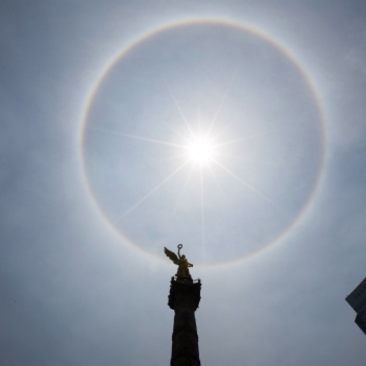 ¿Viste el halo solar? Es un anticipo de que vienen tormentas