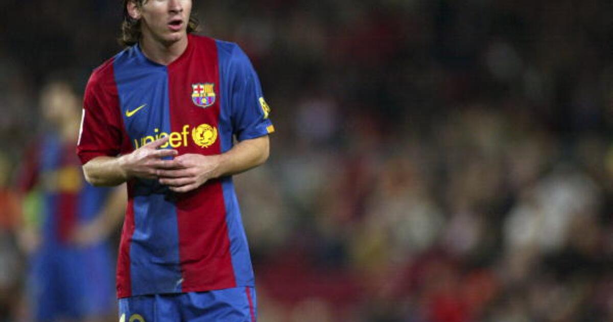 Messi debut Barcelona hace 14 años