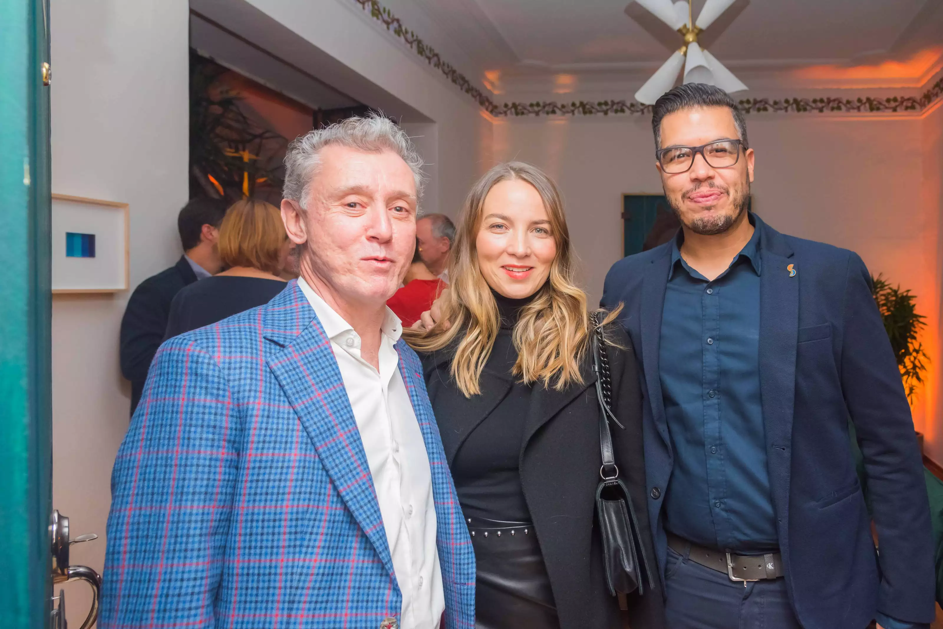 Rodrigo Ortiz Monasterio y Andrés Lebrija en una cena con Tequila 1800