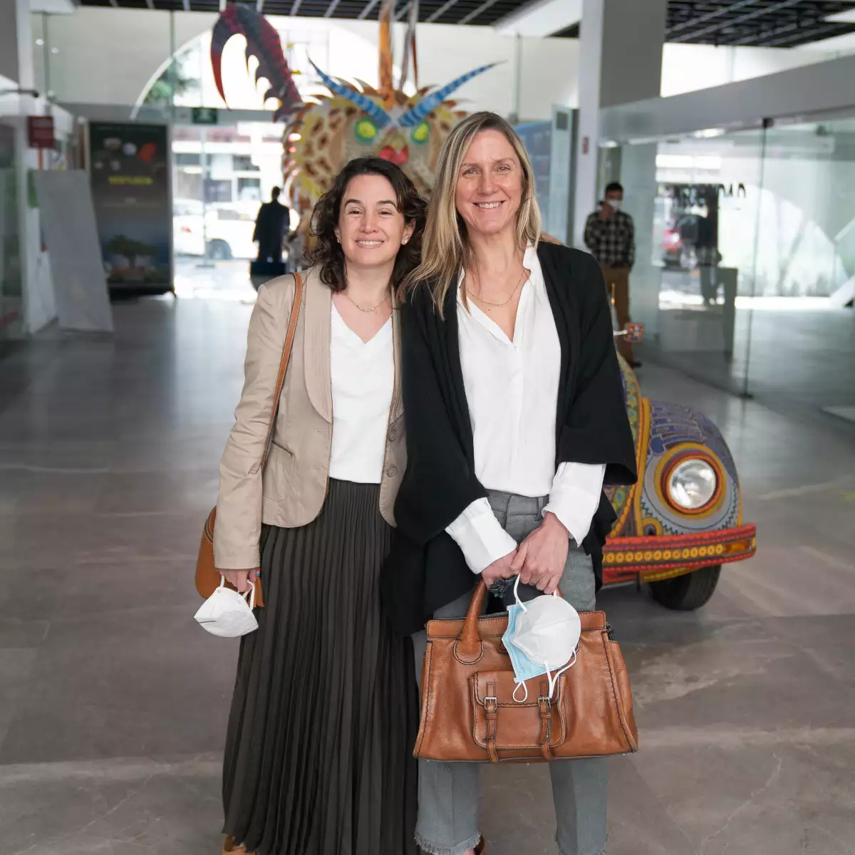 Claudio Landucci, Viviana Corcuera y Martín Olavarrieta en evento del MAP