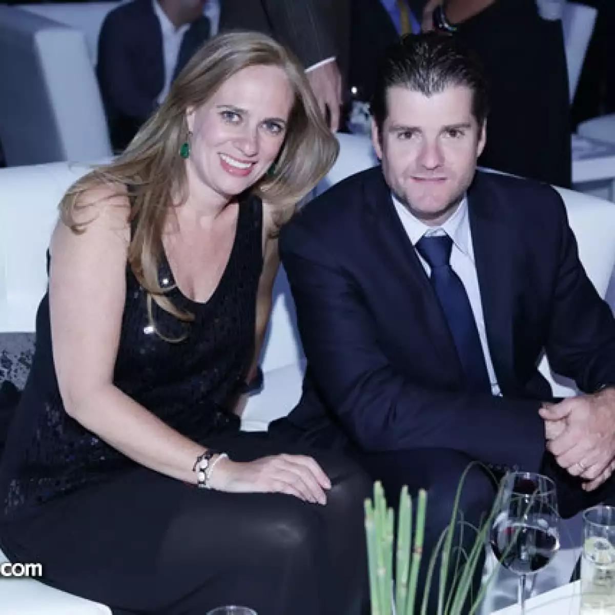 Miguel Torruco y Chantal Torres en la gala Samsung