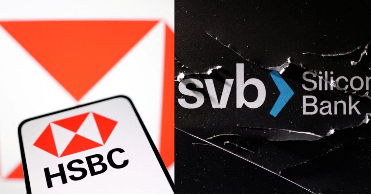 HSBC compra filial de SVB en Reino Unido en una libra