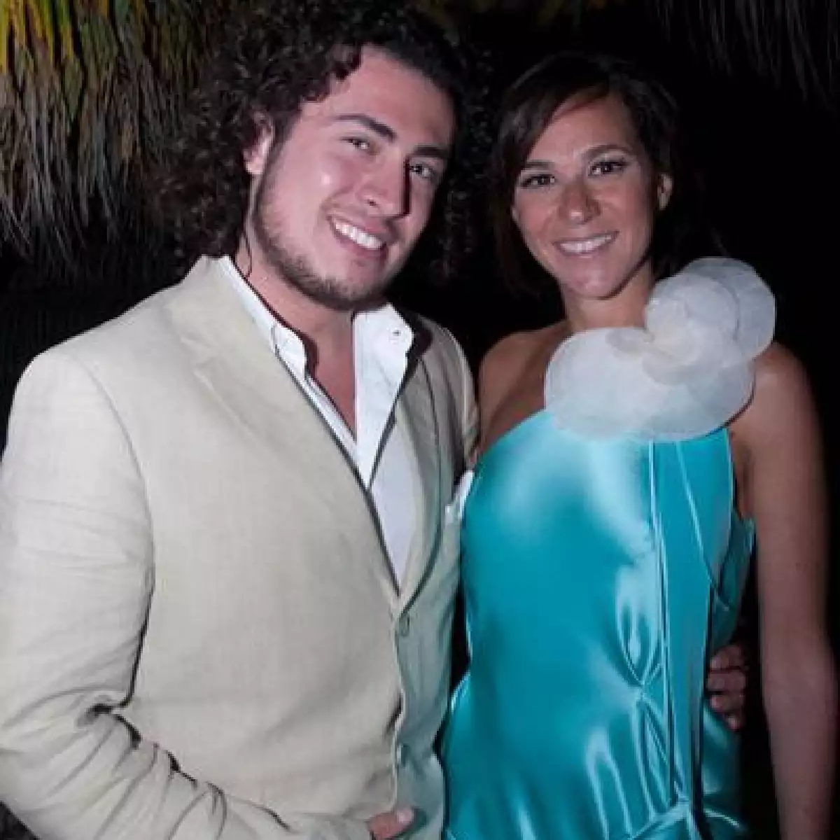 José Portilla y Angie Taddei se casaron en la Riviera Maya