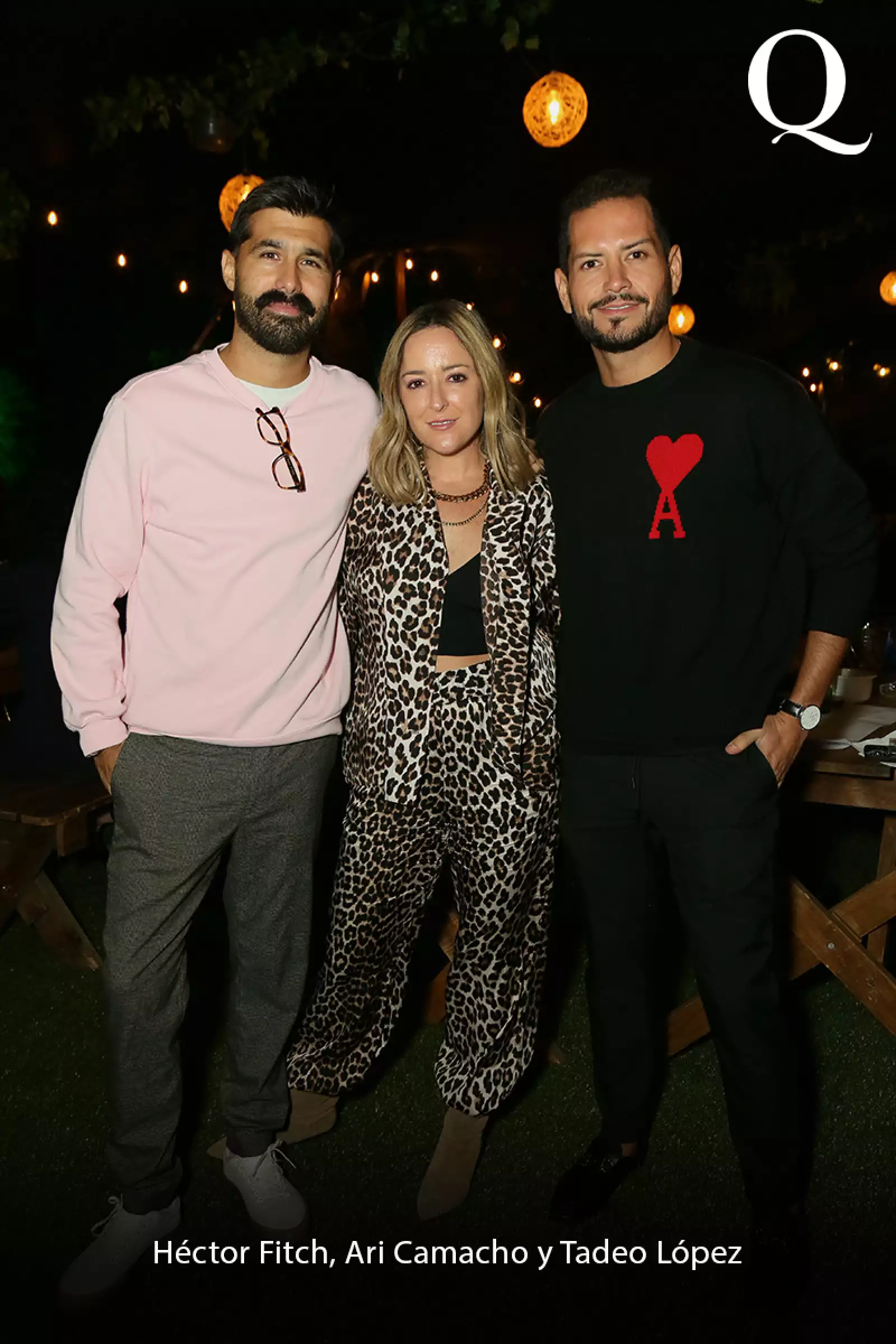 Ari Camacho en la inauguración de la Terraza Gastronómica