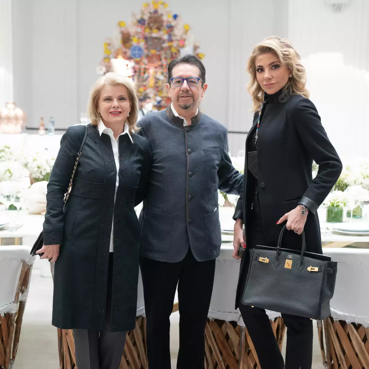 Claudio Landucci, Viviana Corcuera y Martín Olavarrieta en evento del MAP