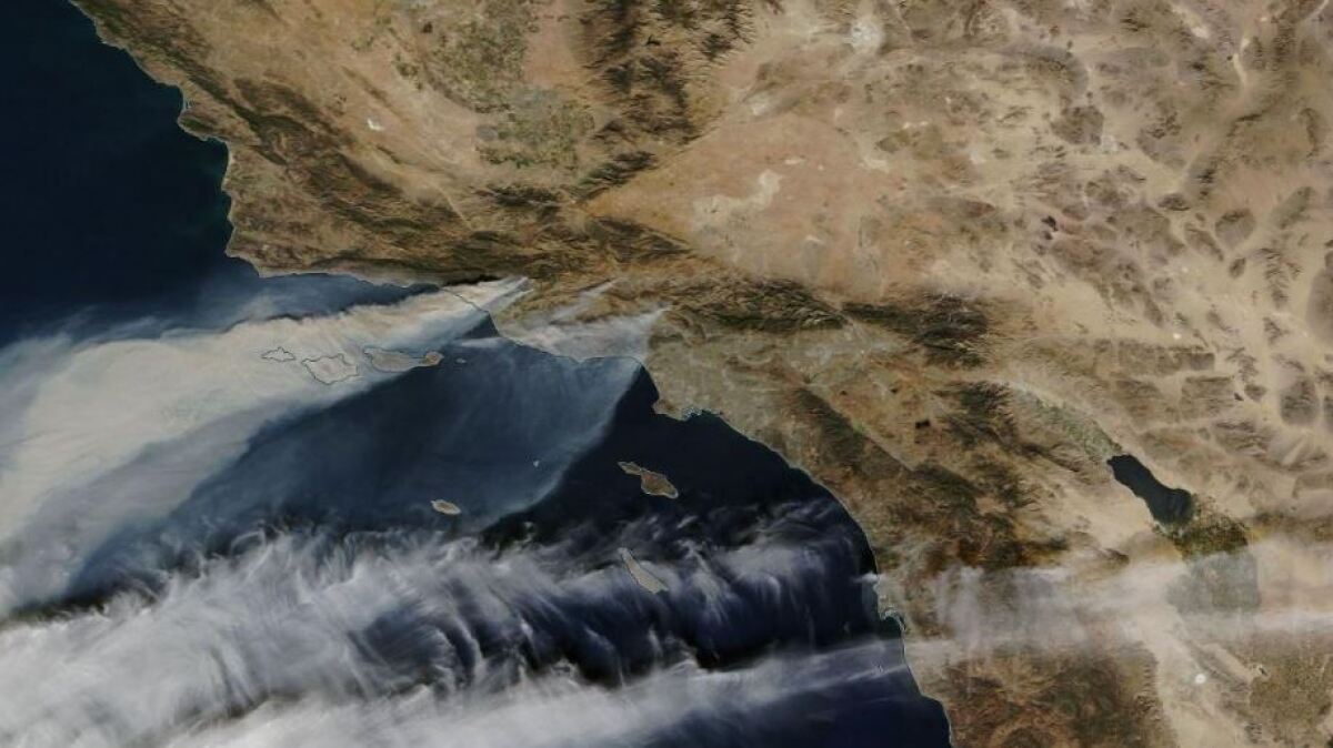 Así Se Ven Los Incendios De California Desde El Espacio