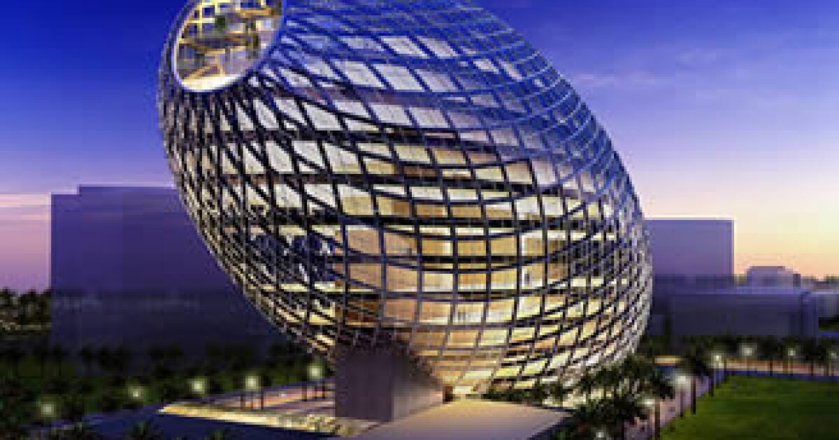 Arquitectura ovoidal en Mumbai