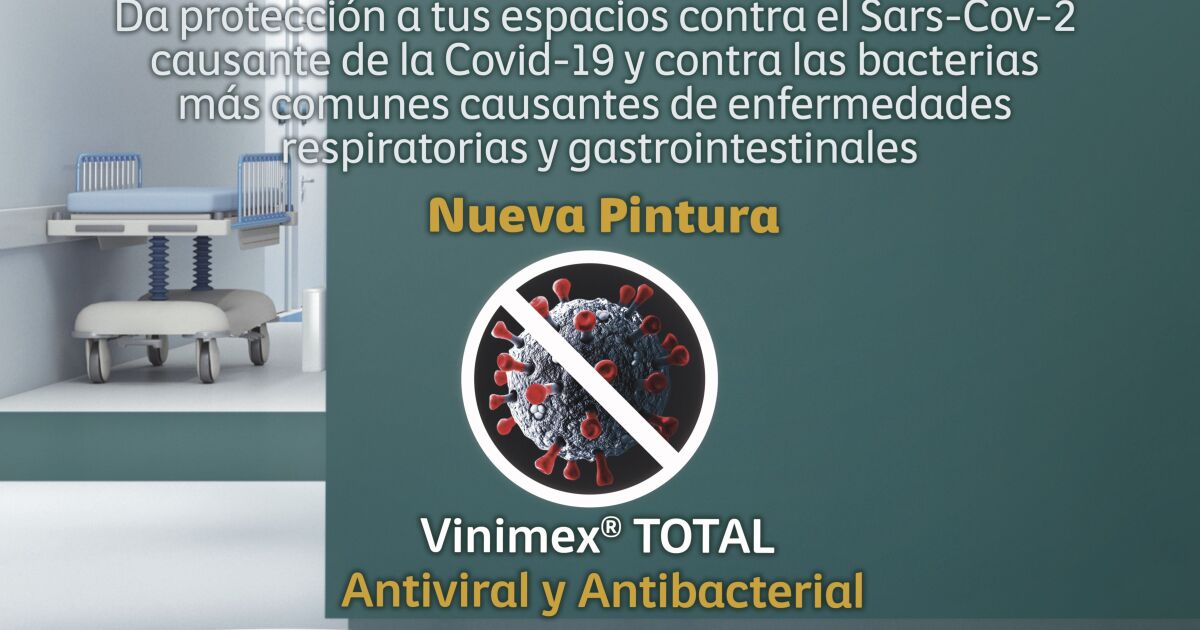 Protege tus espacios con la nueva Vinimex® TOTAL Antiviral y Antibacterial