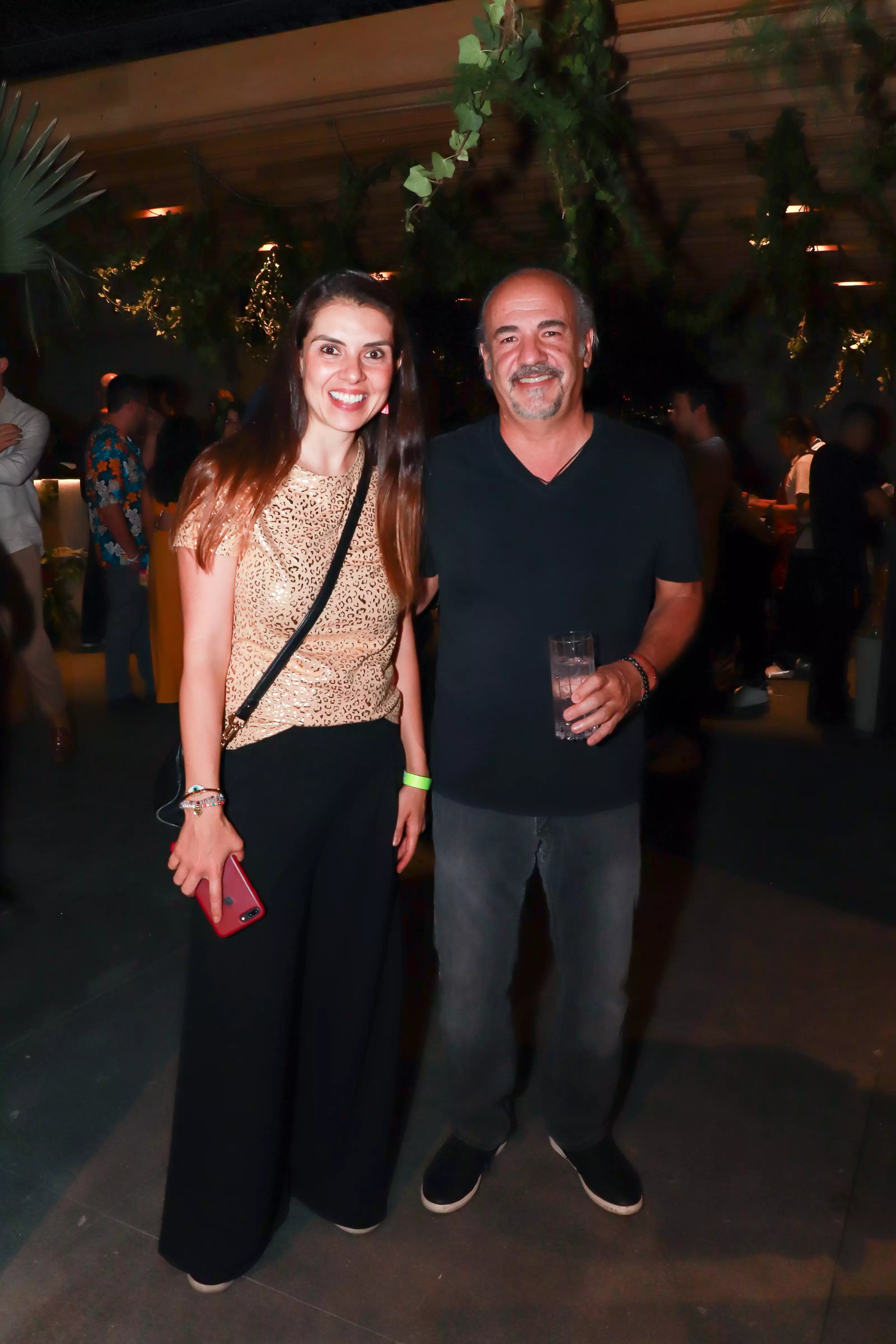 Alan Salomón y Nabille Fillat en la inauguración de Volga