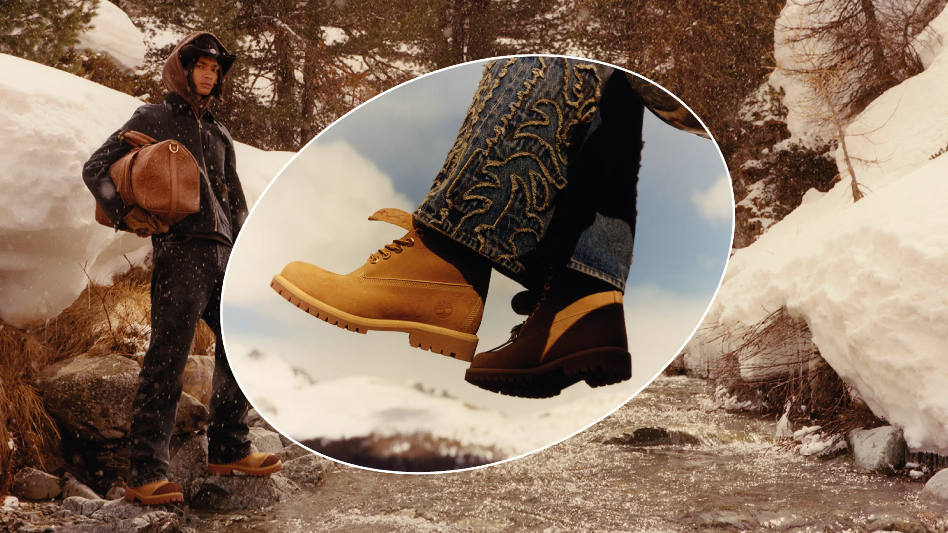 Louis Vuitton colabora con Timberland en una cápsula de botas de lujo