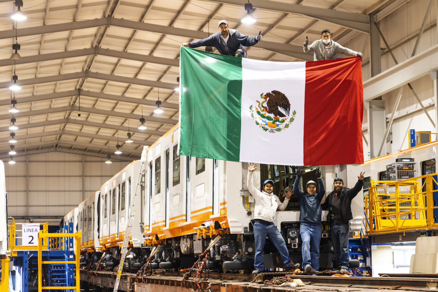 Los primeros trenes de CAF México para exportación irán a Filipinas
