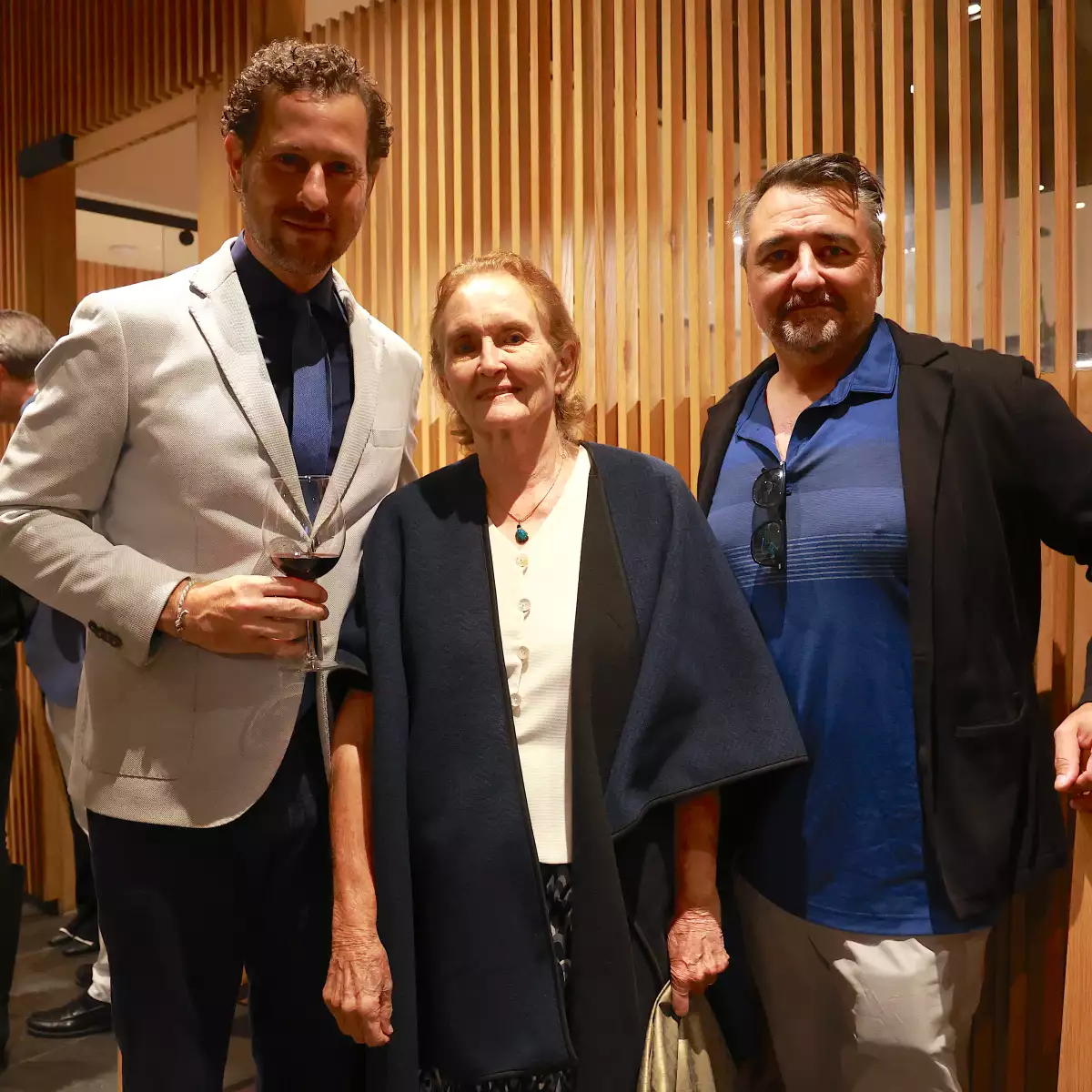 Claudia y Federico Rigoletti en la inauguración de la escuela Pizzaioli