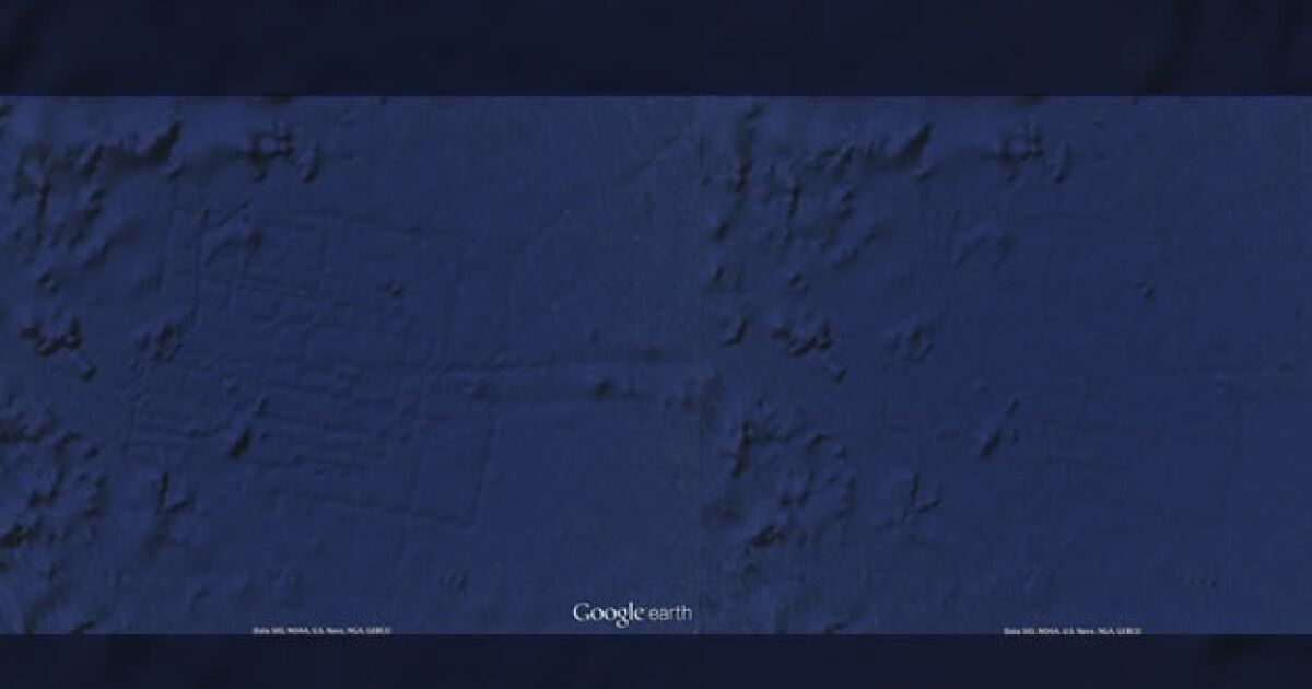 La Atlántida vuelve a 'desaparecer', ahora en Google Earth