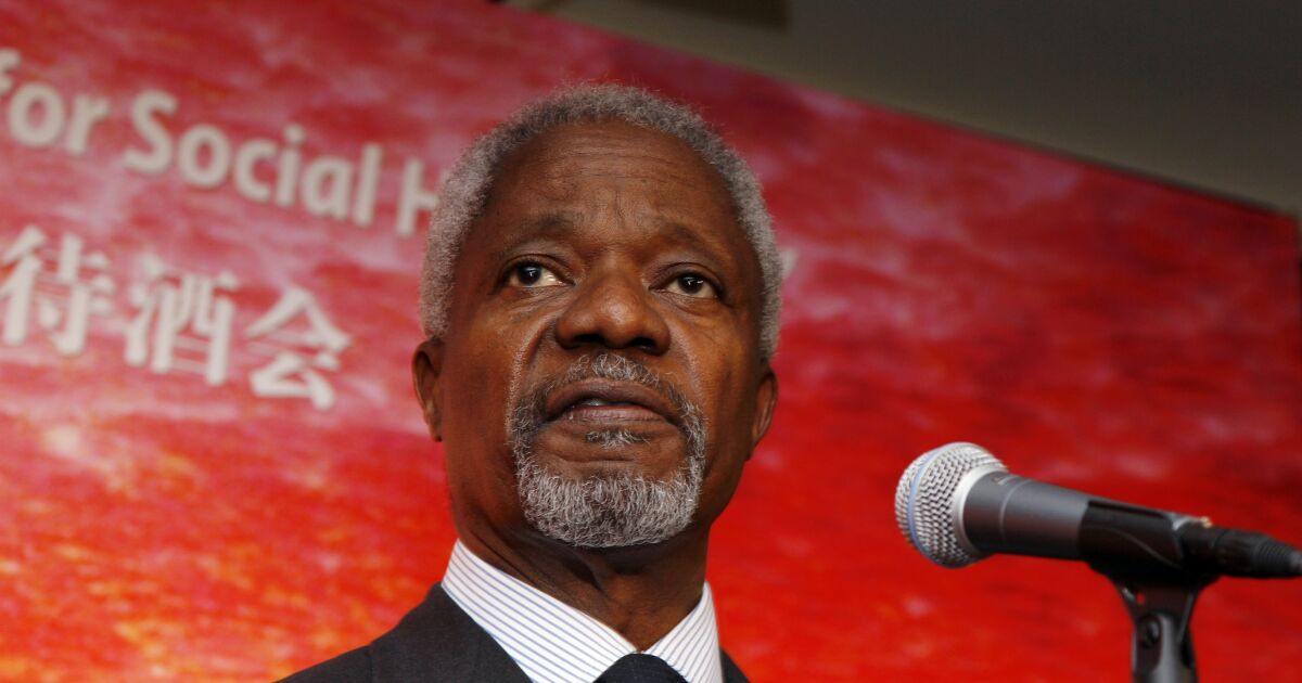 Fallece el Premio Nobel de la Paz, Kofi Annan a los 80 años
