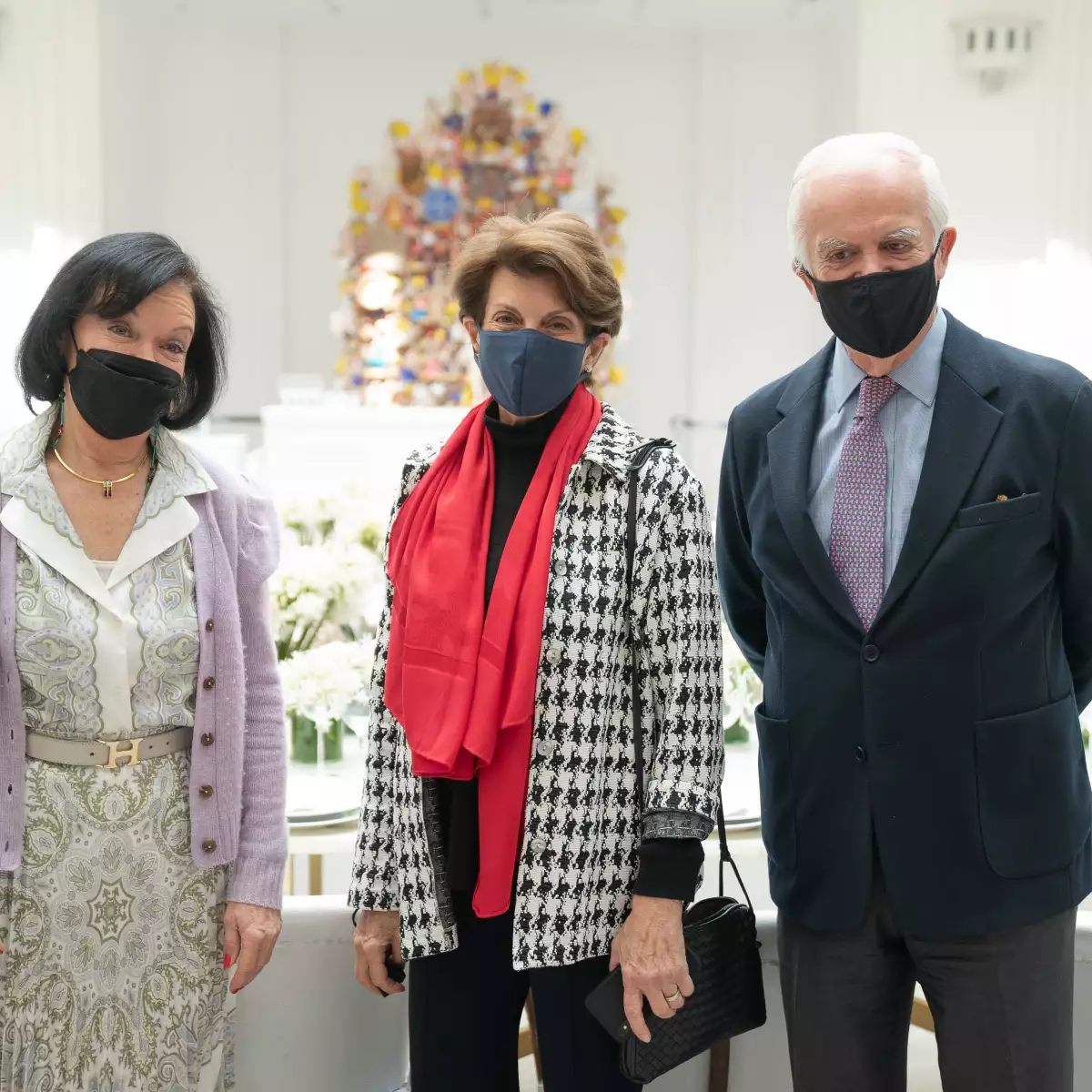 Claudio Landucci, Viviana Corcuera y Martín Olavarrieta en evento del MAP