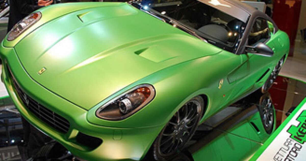 Autos exóticos de los eco-millonarios