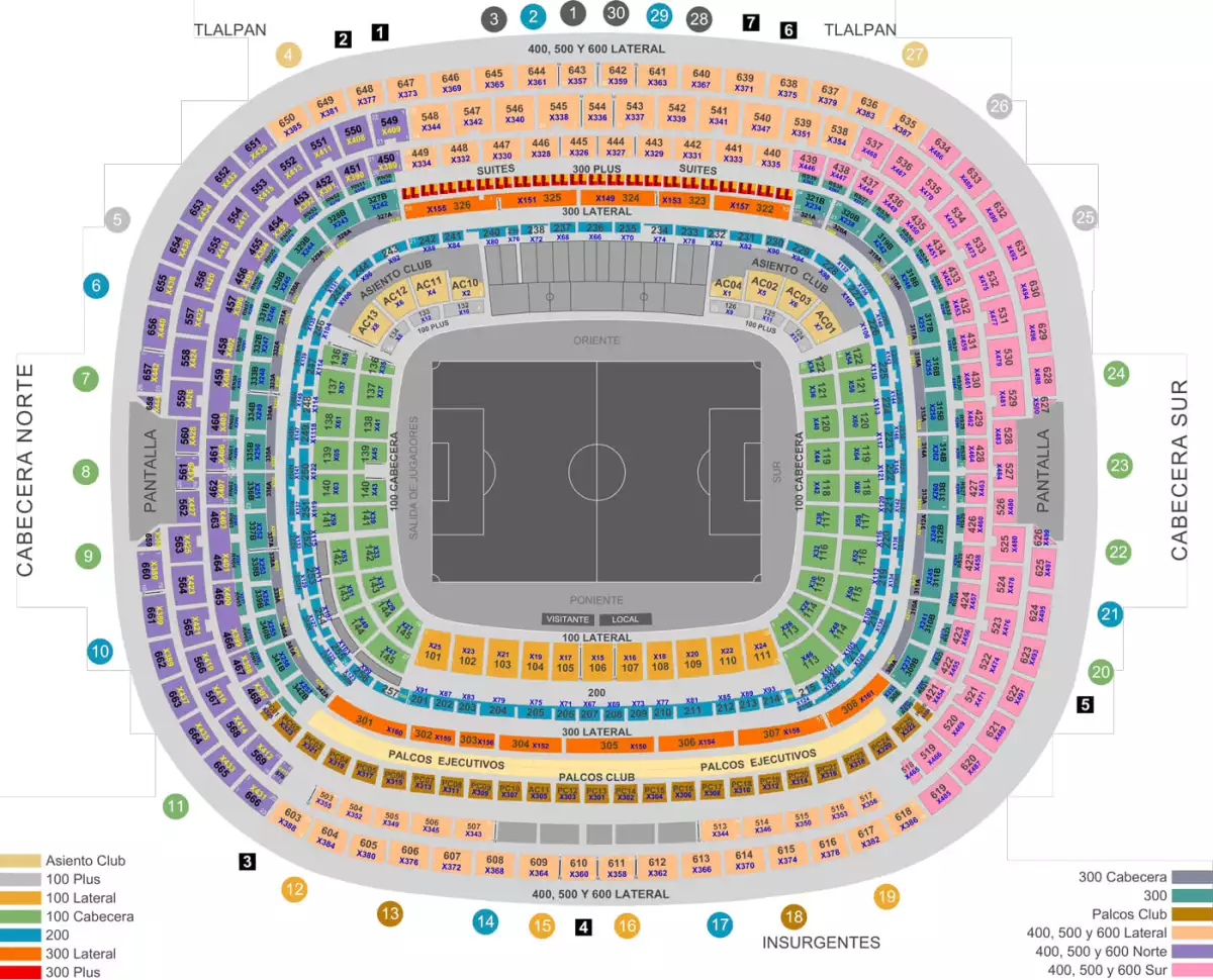 Estadio Azteca, Akron y BBVA: ¿Qué sede del Mundial 2026 en México ...
