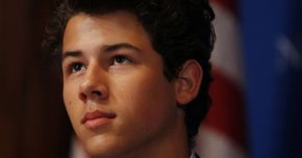 Nick Jonas quiere ser Presidente