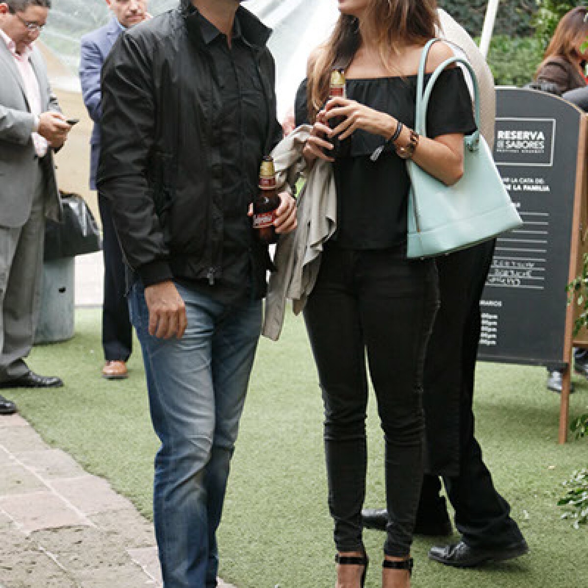 Marco Antonio Slim y Ximena Serrano en el Festival Gourme...