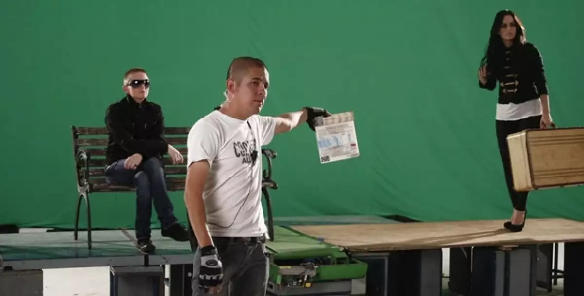 Ana de la Reguera graba video musical con Elan Defan