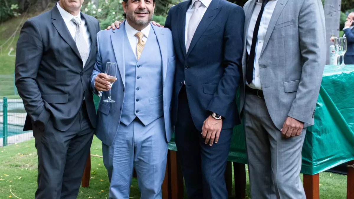 Así fue la boda civil de Alejandra Infante y Juan Pedro Canales