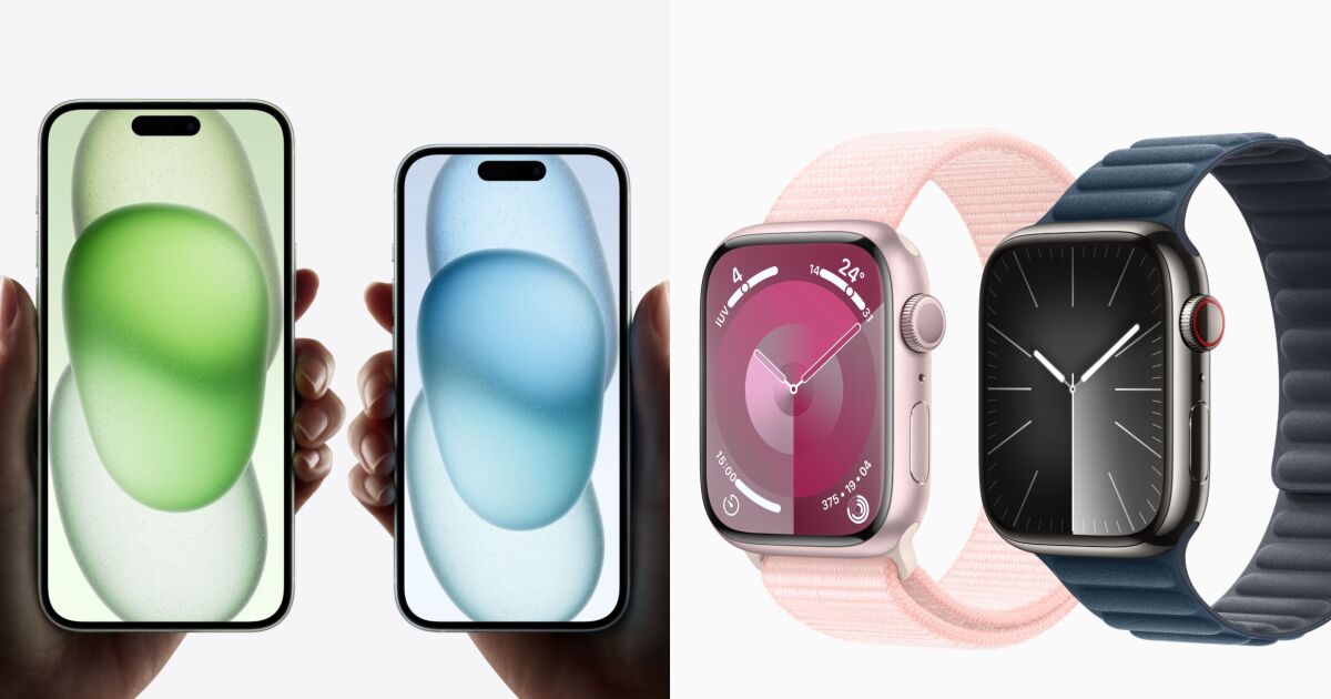 iPhone 15 y Apple Watch Serie 9: precio, características y todo lo que ...