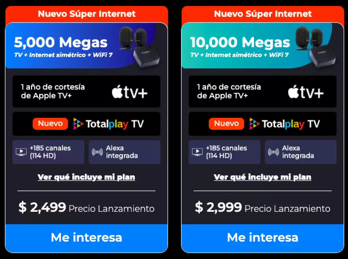 Totalplay lanza su nuevo "Súper Internet” con WiFi 7 y 10,000 megas de ...