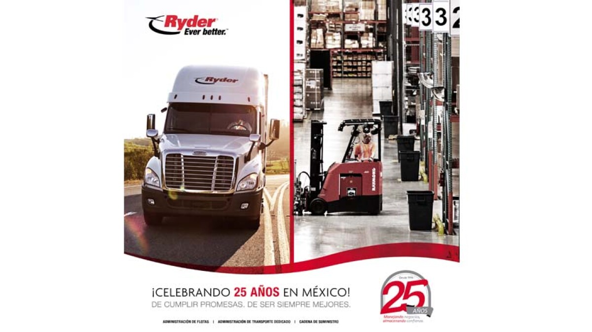 Ryder celebra 25 años de operación en México