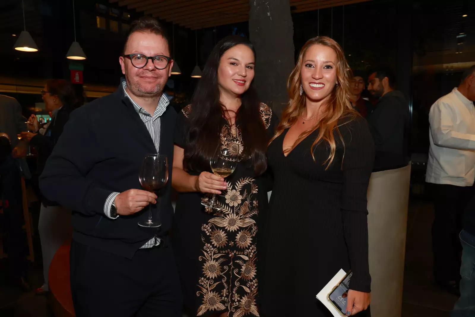 Claudia y Federico Rigoletti en la inauguración de la escuela Pizzaioli
