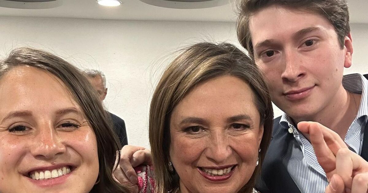 Ellos son Diana y Juan Pablo, los hijos de Xóchitl Gálvez