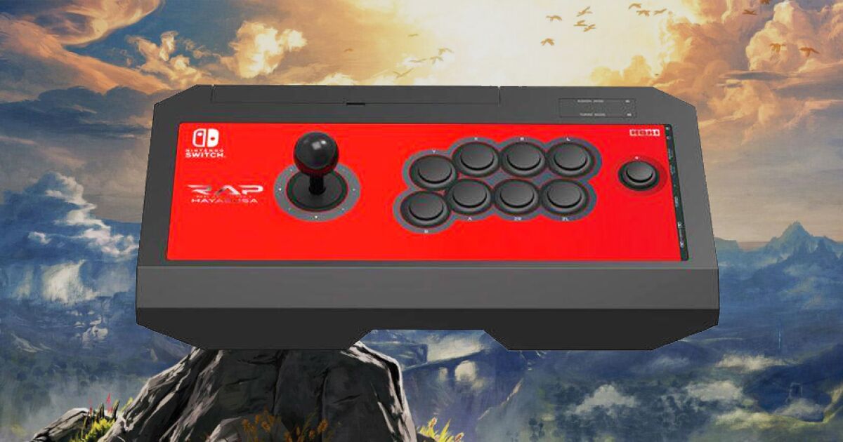 Llegó primer control arcade para Nintendo Switch