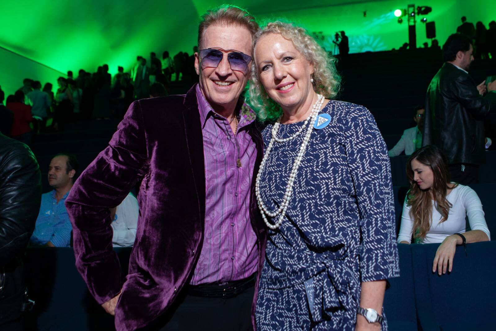 Emmanuel y Mercedes Alemán en la clausura del Ecofilm Festival 2018