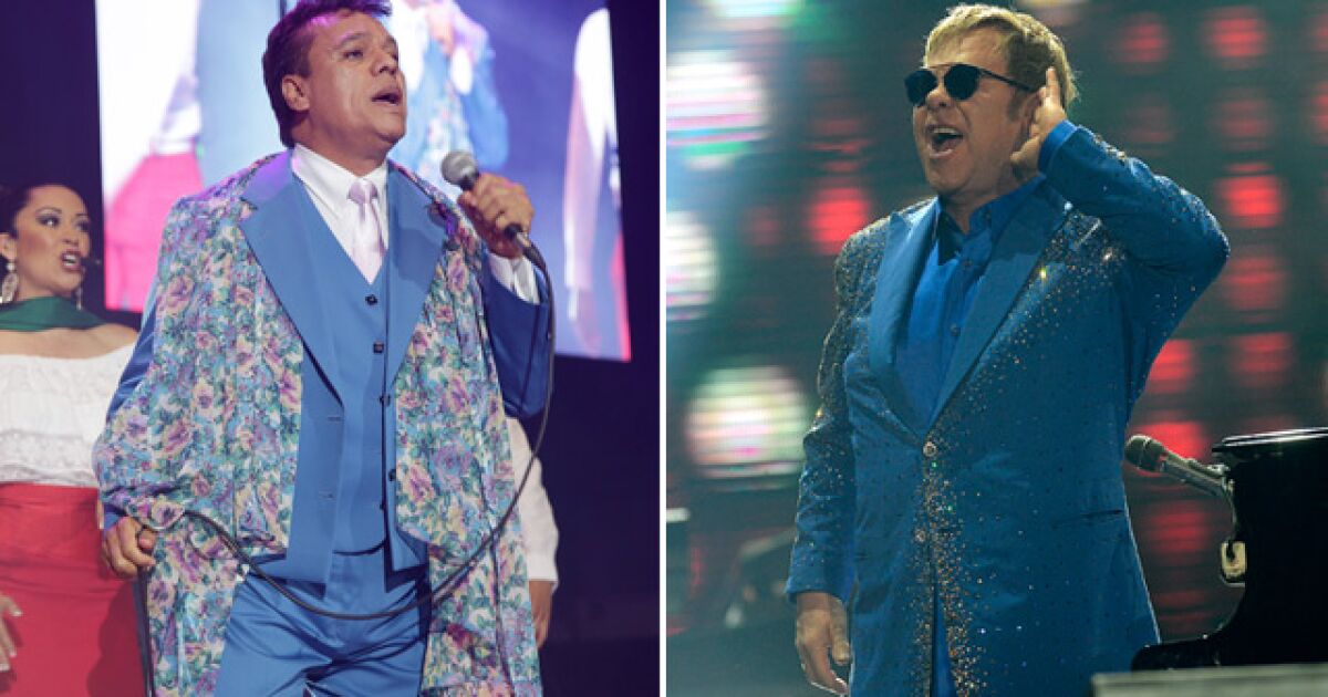 Todo indica que Juan Gabriel y Elton John harán un dueto (no es broma)